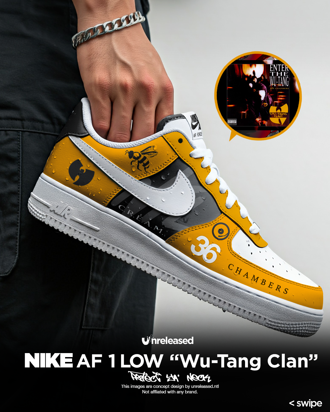 Unreleased - AF1 Wu-Tang Clan – Nevertoolavish